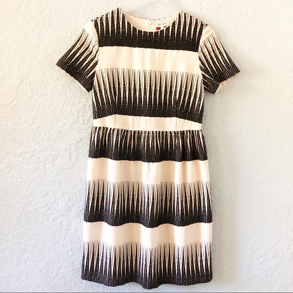 SUNO | Dresses | Suno Black And White Embroidered Dress | Poshmark